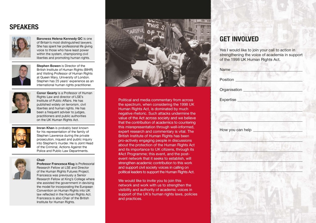 Human Rights Day 2013 – Standing firm on the Human Rights Act - Human ...